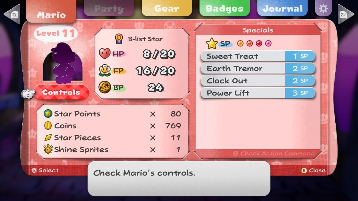 File:TTYDNS Shadow Mario Menu.jpg - Super Mario Wiki, the Mario ...