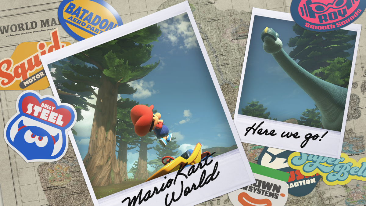 File:MKWorldFreeroamDinosaurPhotos.png - Super Mario Wiki, the Mario ...
