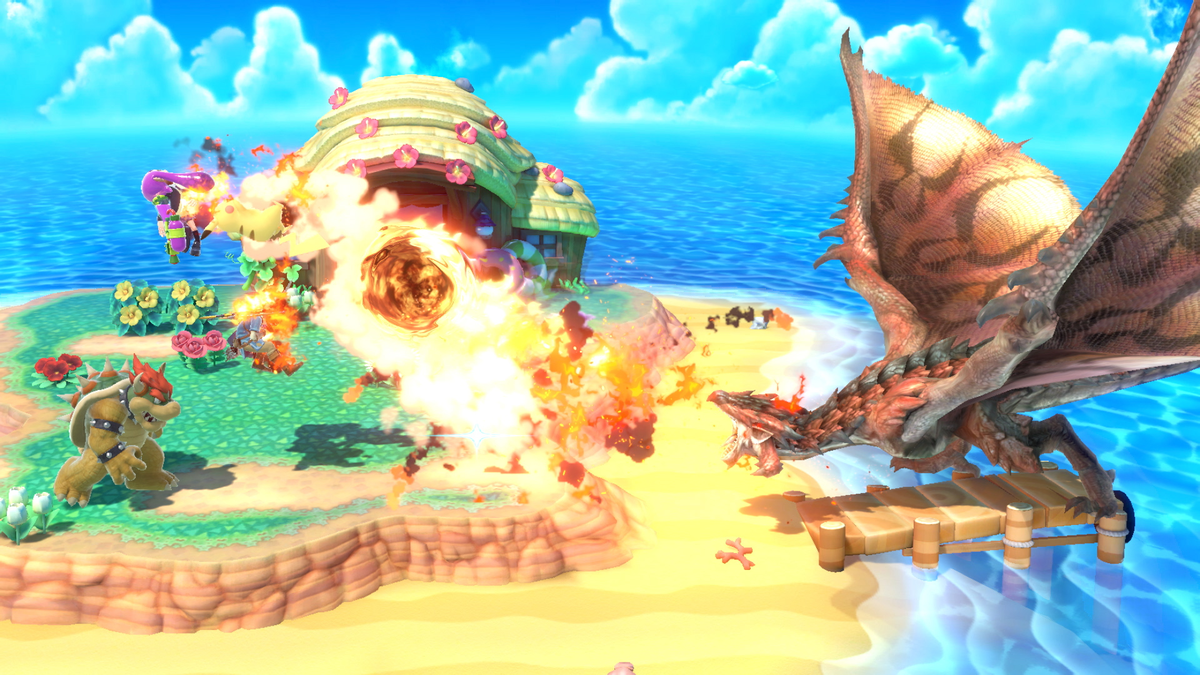File:Rathalos Assist Trophy SSBU.png - Super Mario Wiki, the Mario ...