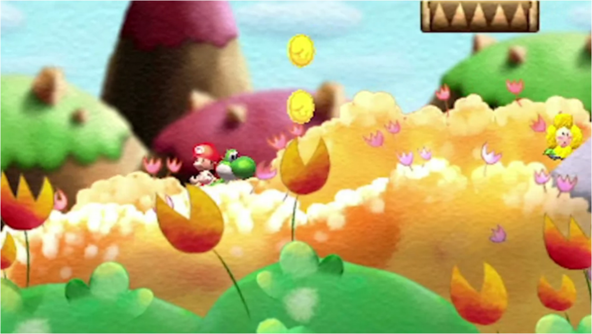File:YI3D-Grassland.png - Super Mario Wiki, the Mario encyclopedia