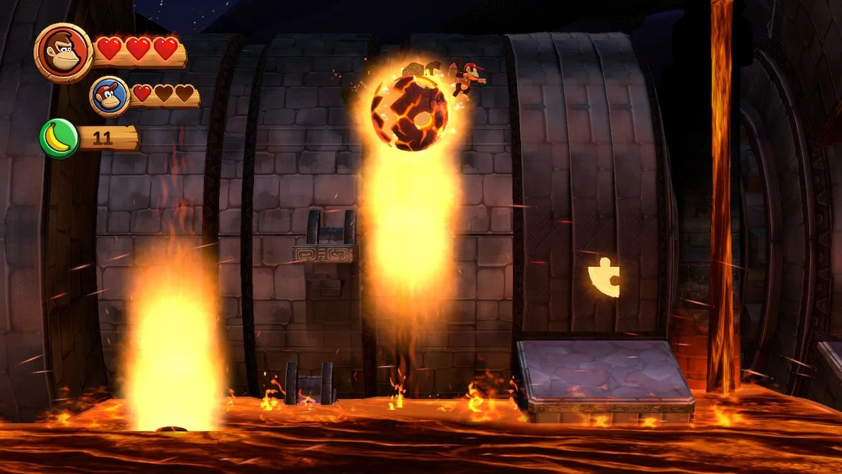 File:DKCR Lavawheel Volcano Puzzle Piece 5.png - Super Mario Wiki, the ...