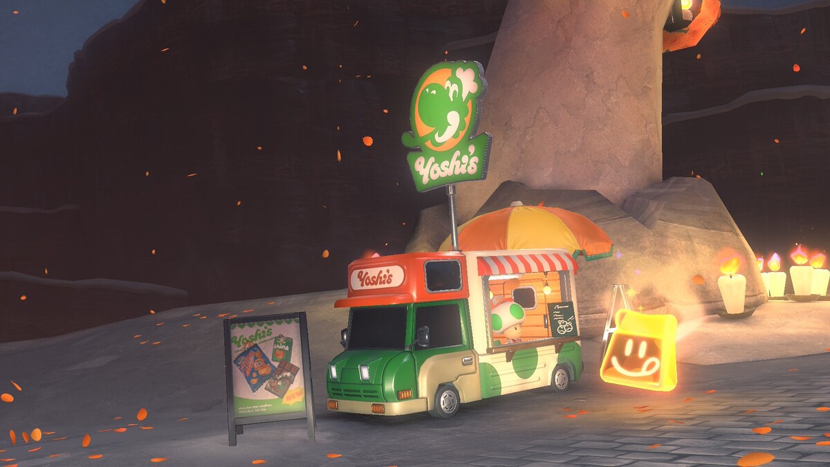 File:Yoshi's Dry Bones Burnout snacks.jpg - Super Mario Wiki, the Mario ...