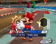 Triple Jump (Mario & Sonic at the Olympic Games for Wii) - Super Mario ...