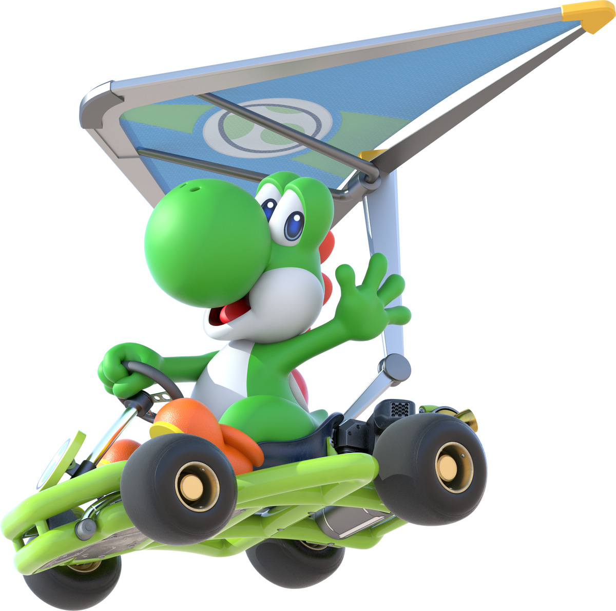 File:MKT Yoshi Artwork.png - Super Mario Wiki, the Mario encyclopedia