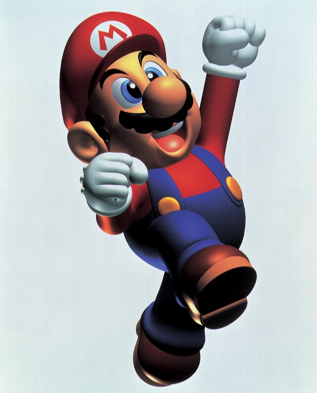 File:Mario Jumping Artwork - Super Mario 64.jpg - Super Mario Wiki, the ...