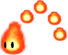 Fire Snake - Super Mario Wiki, the Mario encyclopedia