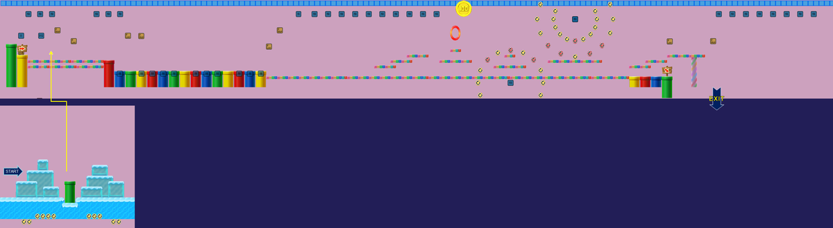 File:NSMB2 map 4R.png - Super Mario Wiki, the Mario encyclopedia