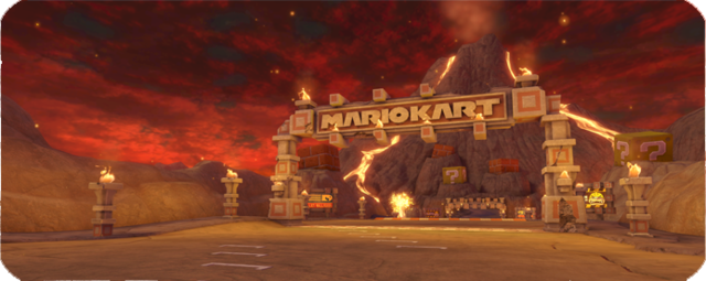 File:MK8 Wii Grumble Volcano Starting Line.png - Super Mario Wiki, the ...