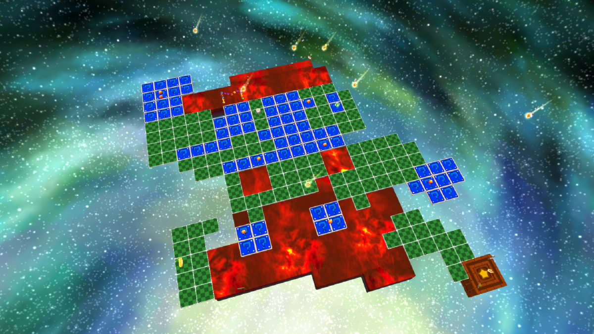 File:SMG2 Screenshot Mario Squared Galaxy (Make Mario a Star).png ...