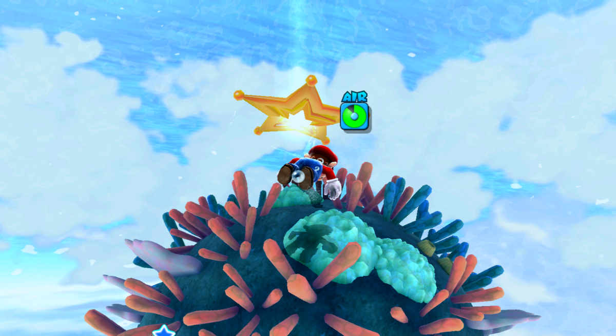 File:SMG2 Starshine Beach Starting Planet.png - Super Mario Wiki, the ...