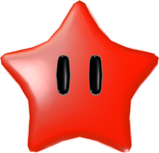 Red Power Star - Super Mario Wiki, the Mario encyclopedia