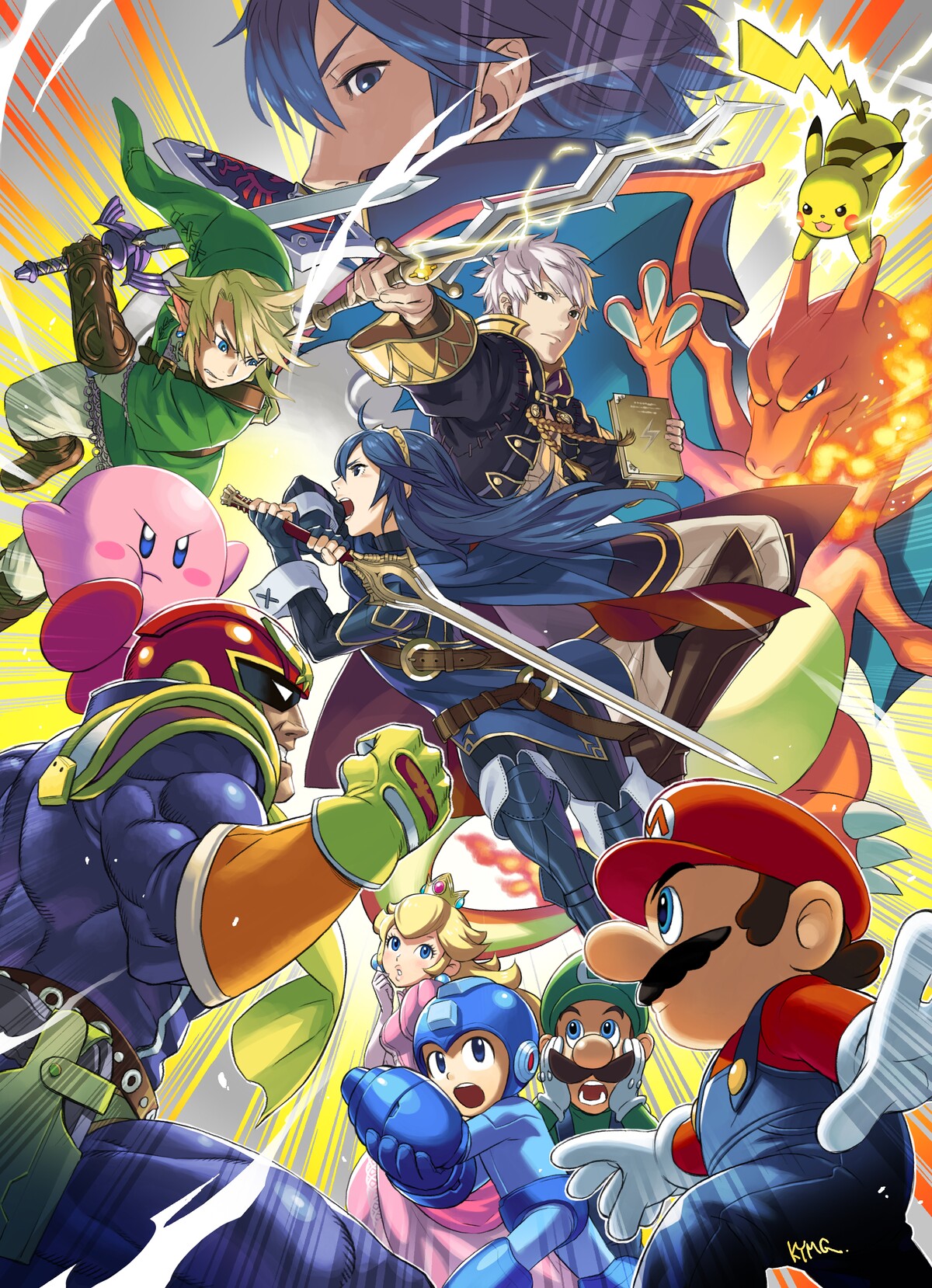 File:SSB4 - Robin Lucina Illustration.jpg - Super Mario Wiki, the Mario ...