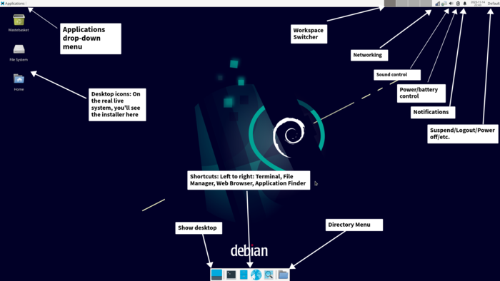 The 'Shroom:Issue 200/Beginner's Guide to Debian Xfce - Super Mario ...