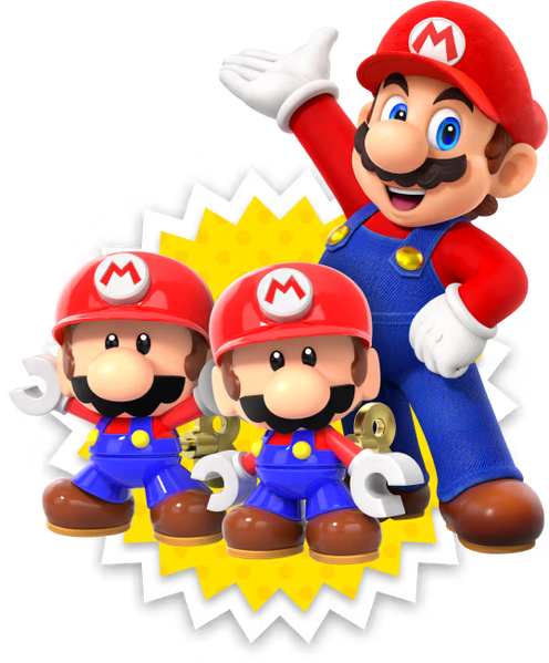 File:MvDK NS Mario and Mini Marios.png - Super Mario Wiki, the Mario ...
