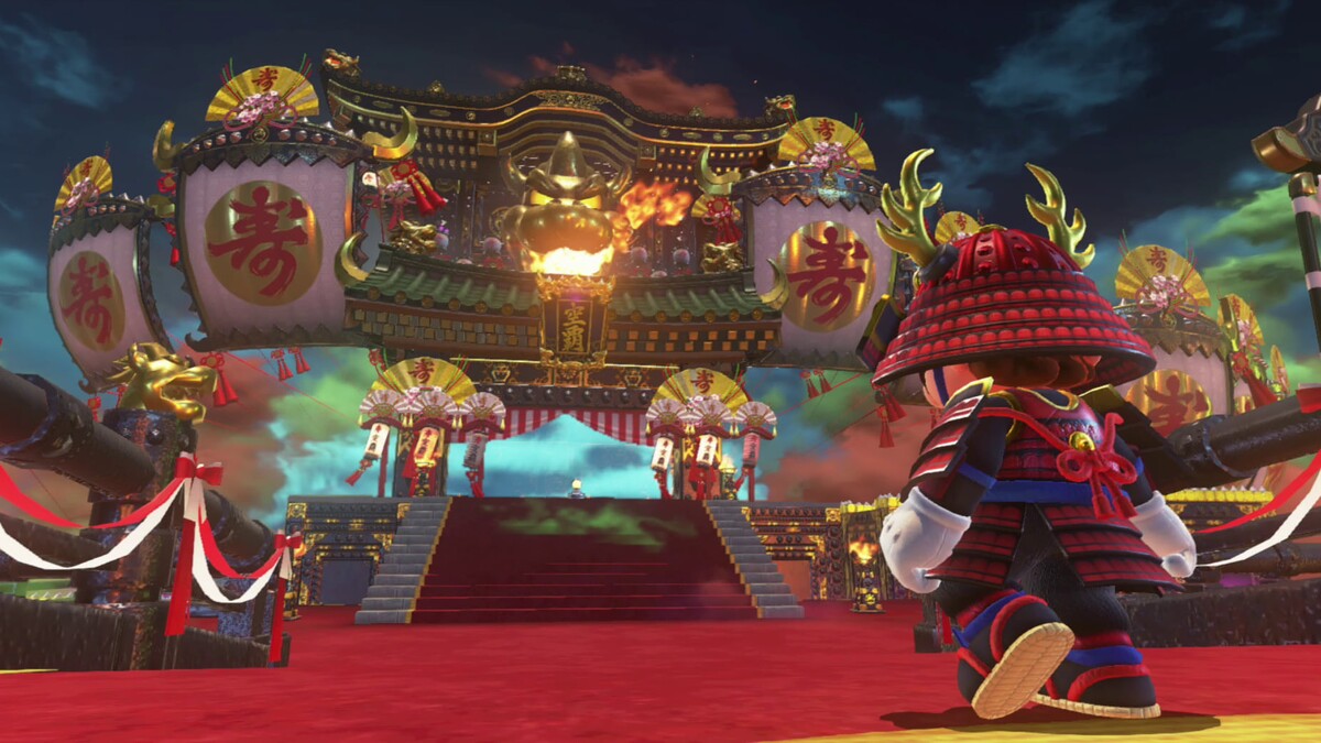 File:NM SMO Bowsers Castle Main Courtyard.jpg - Super Mario Wiki, the ...