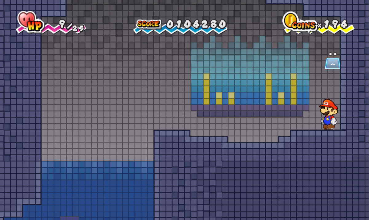 File:SPM Tile Pool Cavern.png - Super Mario Wiki, the Mario encyclopedia