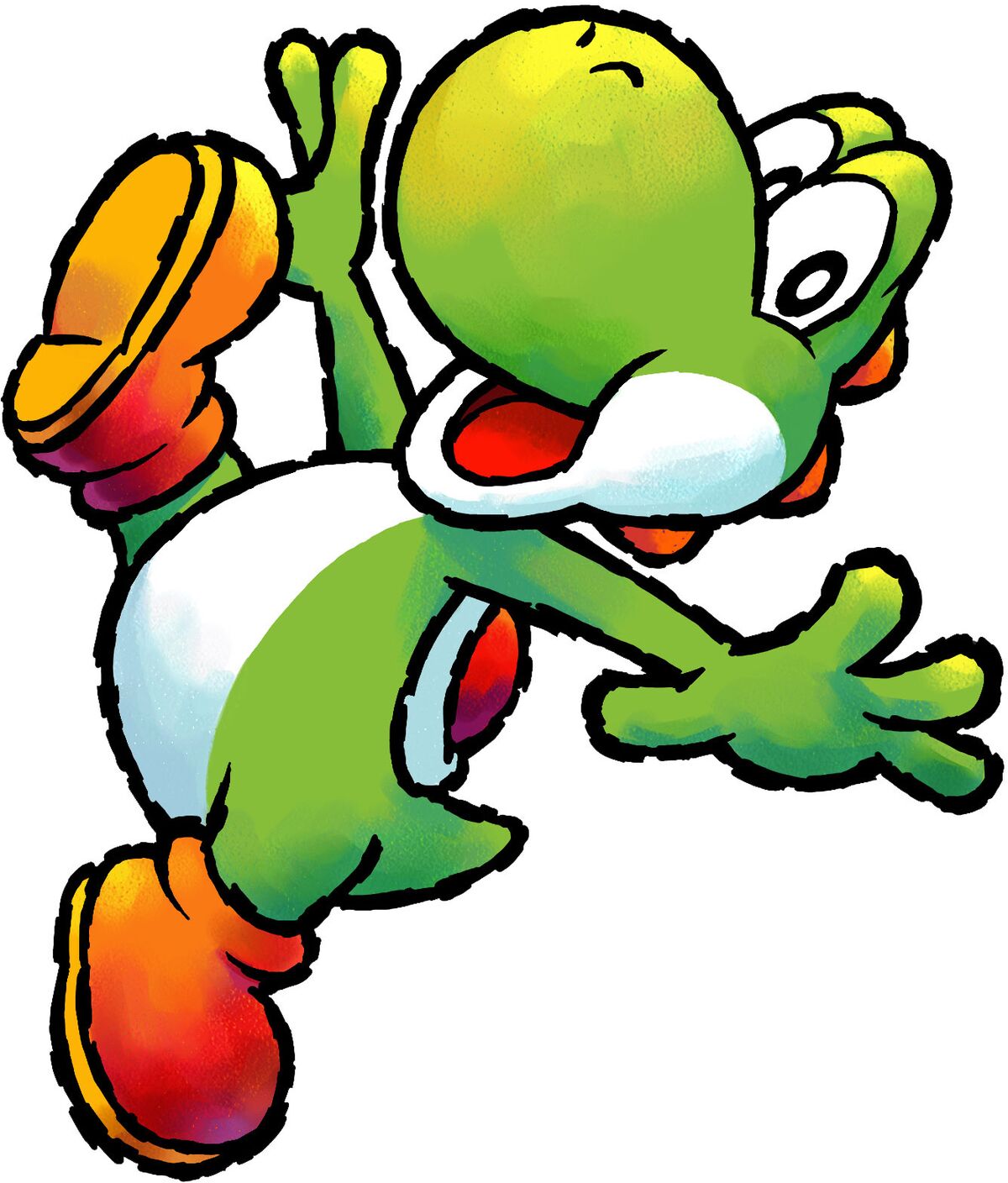 File:Yoshi balancing YTT artwork.jpg - Super Mario Wiki, the Mario ...