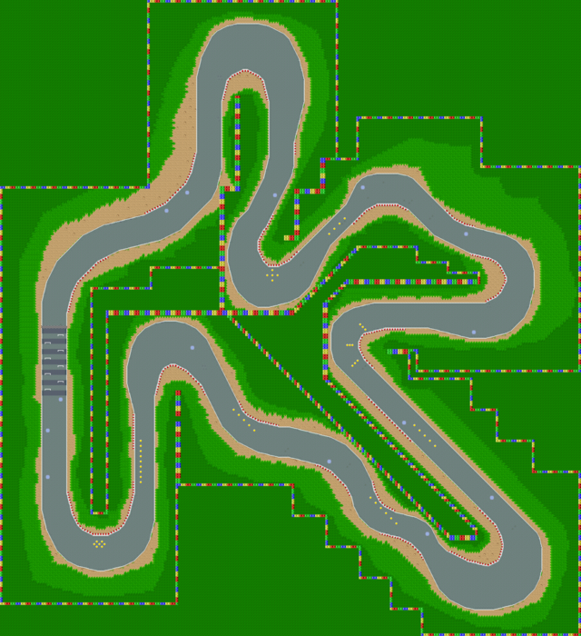 File:MKSC Luigi Circuit Map.png - Super Mario Wiki, the Mario encyclopedia