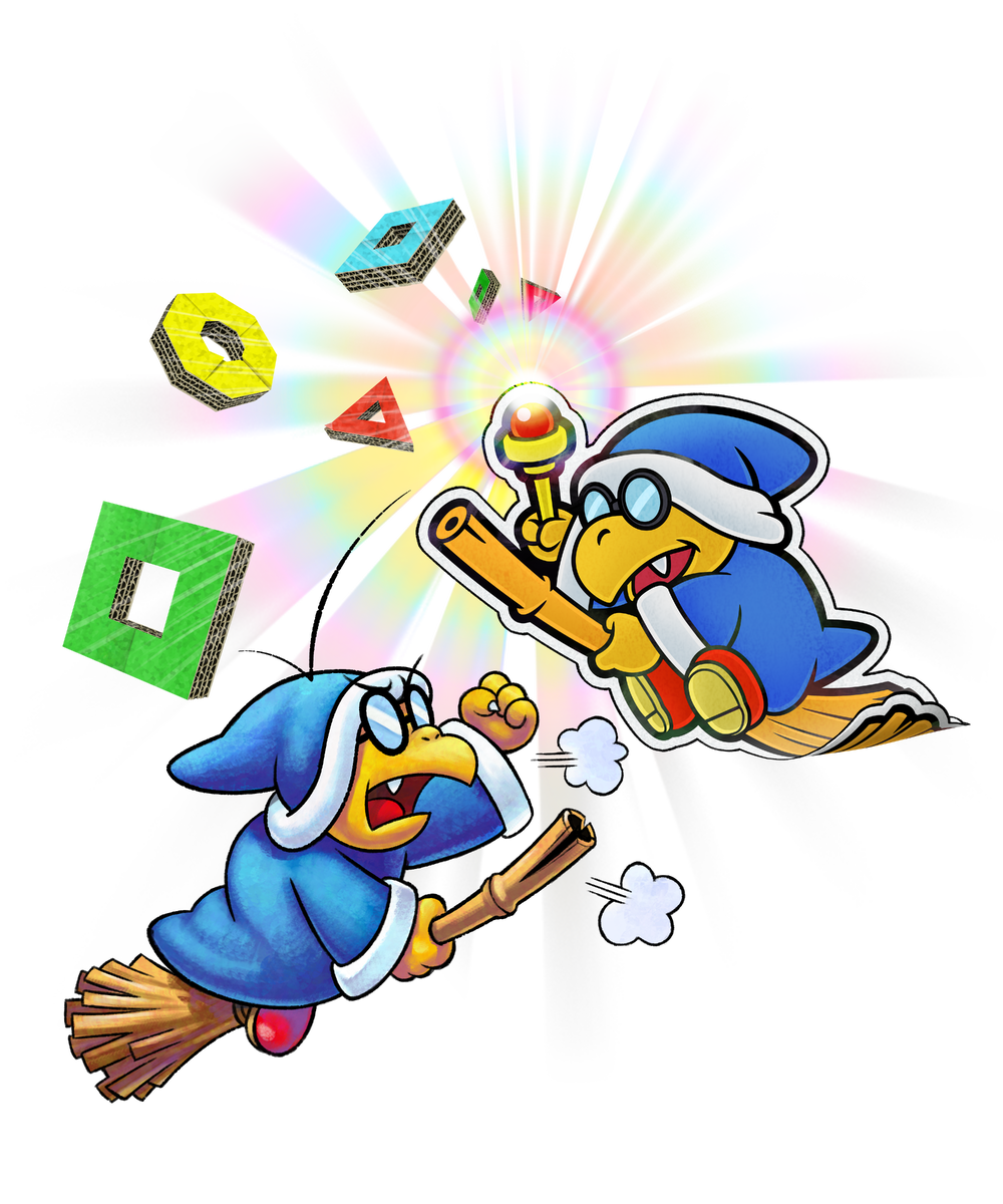 File:Kamek - Paper Kamek MLPJ.png - Super Mario Wiki, the Mario ...