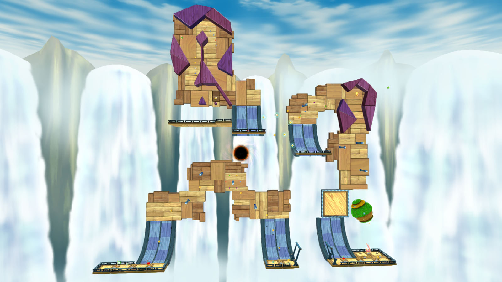 File:SMG2 Screenshot Hightail Falls Galaxy (Hot-Stepping Dash Pepper ...