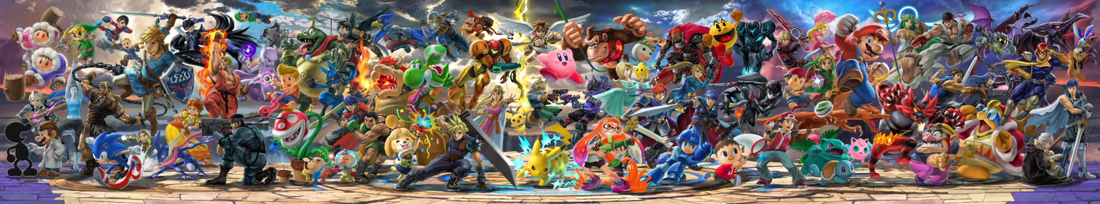 File:Super Smash Bros Ultimate panoramic art (Joker).png - Super Mario ...