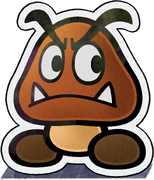 Paper Goomba - Super Mario Wiki, the Mario encyclopedia