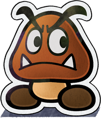Paper Goomba - Super Mario Wiki, the Mario encyclopedia