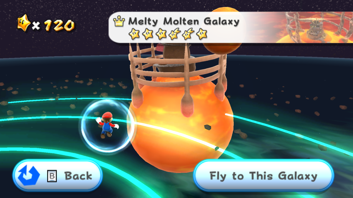 Melty Molten Galaxy - Super Mario Wiki, the Mario encyclopedia
