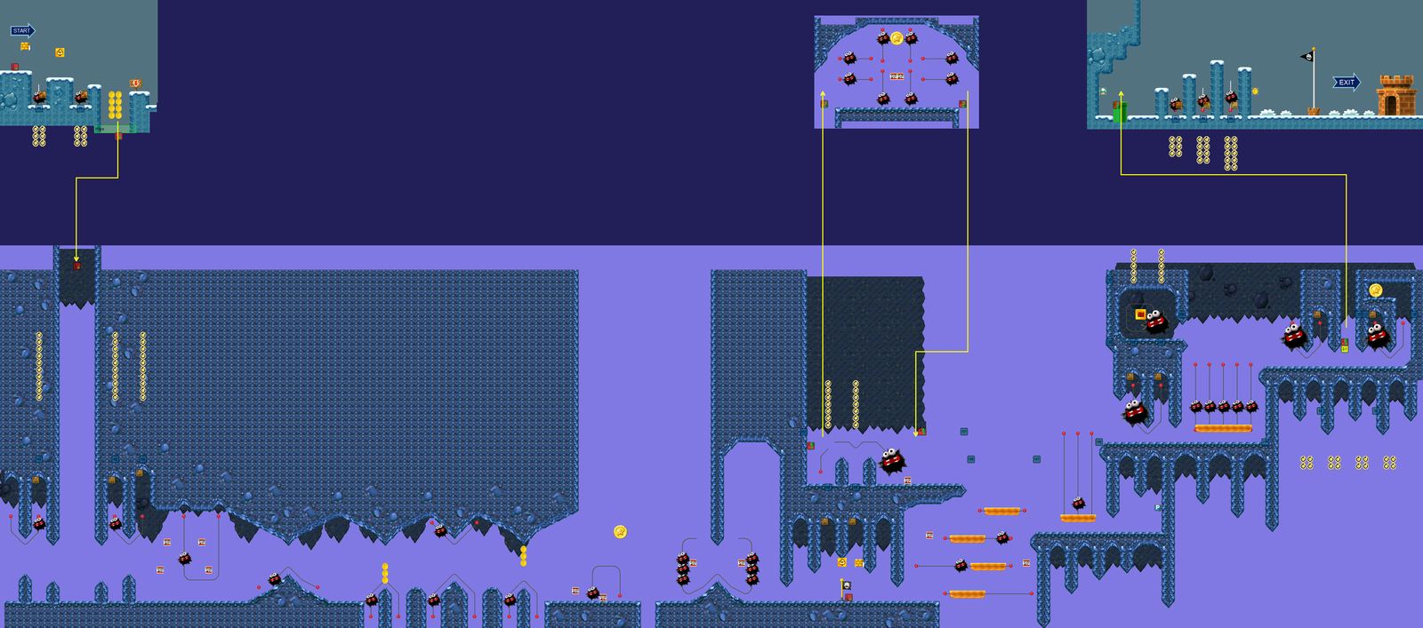 File:NSMB2 map 4C.png - Super Mario Wiki, the Mario encyclopedia