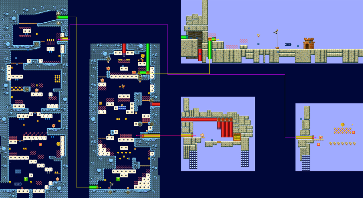 File:NSMBU Light Blocks Dark Tower Map.png - Super Mario Wiki, the ...