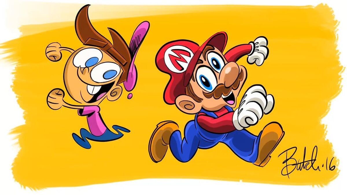 File:Mario and Timmy Turner.jpg - Super Mario Wiki, the Mario encyclopedia