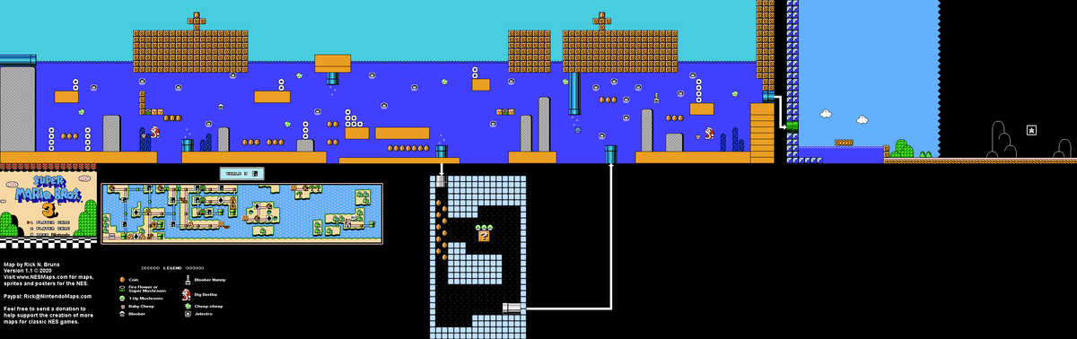 File:SMB3 World 3-5 Map.png - Super Mario Wiki, the Mario encyclopedia