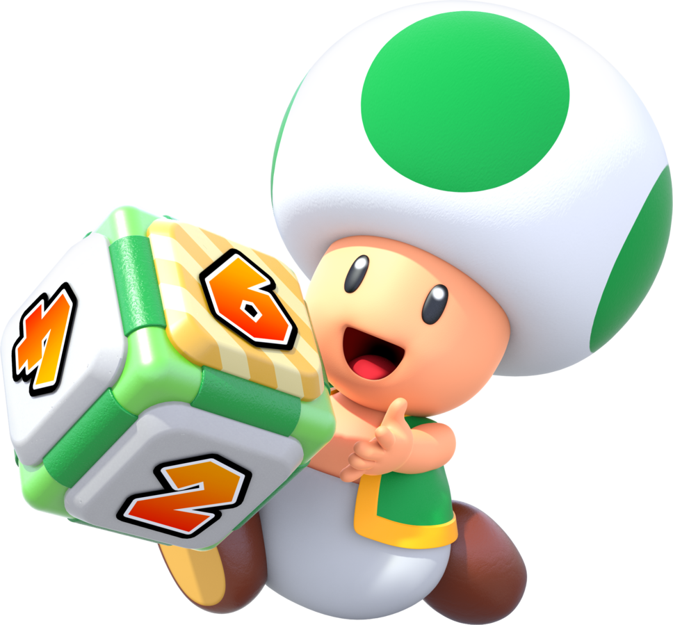 File:Green Toad - MarioPartyStarRush.png - Super Mario Wiki, the Mario ...