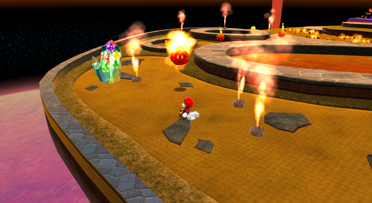 File:SMG Melty Molten Starting Planet.png - Super Mario Wiki, the Mario ...