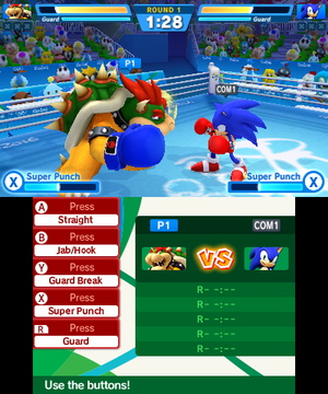 Boxing (Mario & Sonic at the Rio 2016 Olympic Games for Nintendo 3DS ...