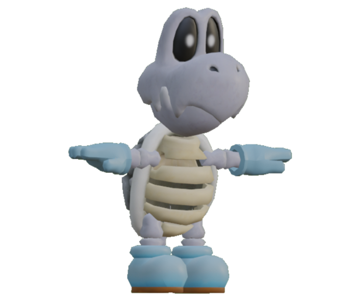 File:MK8DX Dry Bones Model.png - Super Mario Wiki, the Mario encyclopedia