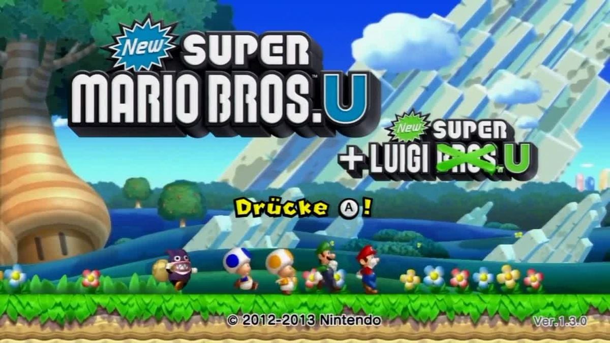 File:NSMBU Plus NSLU Title Screen.jpg - Super Mario Wiki, the Mario ...