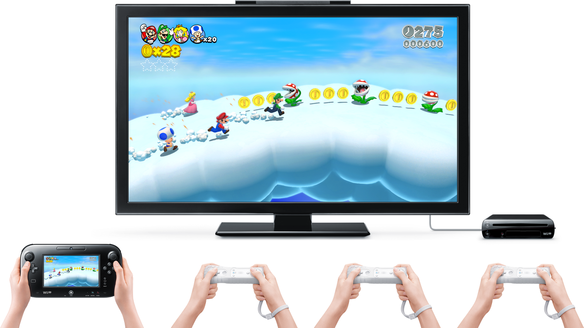 File:SM3DW 4 Player Gameplay E3.png - Super Mario Wiki, the Mario ...