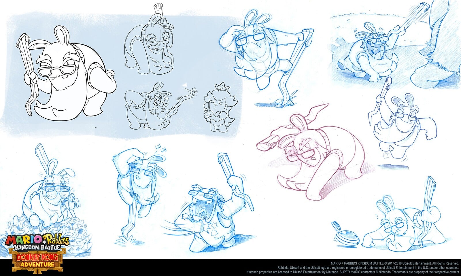 File:Pochet Fabio MRKB DKA concept art Rabbid Cranky c.jpg - Super ...