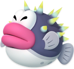 Porcupuffer - Super Mario Wiki, the Mario encyclopedia