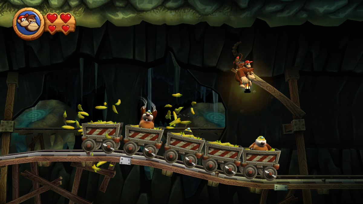 File:MoleTrainBattle-MoleMiner1-DKCR.png - Super Mario Wiki, the Mario ...