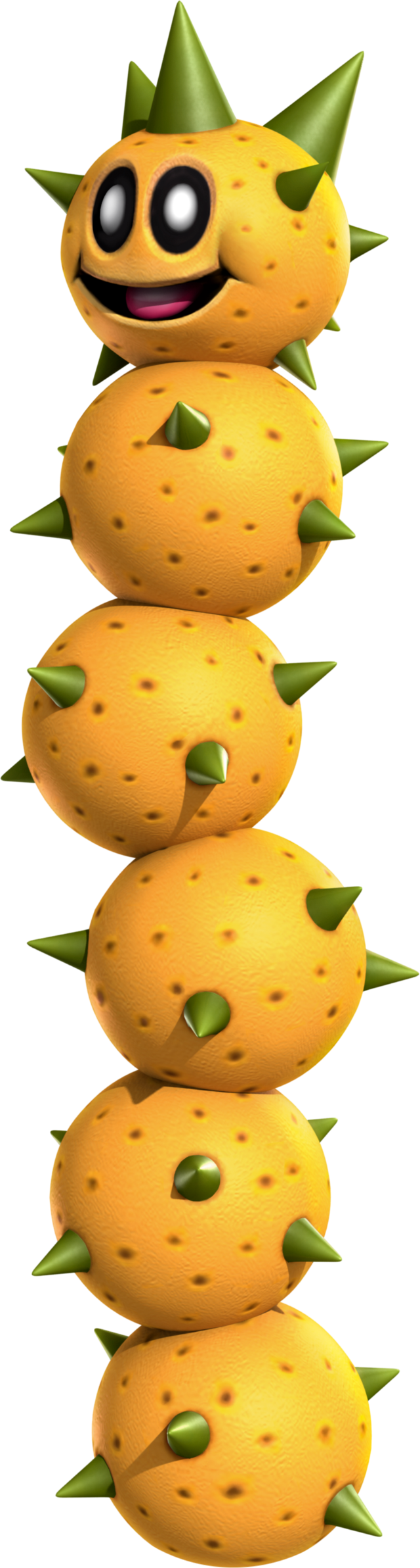 File:NSMBU Pokey Alternate Artwork.png - Super Mario Wiki, the Mario ...
