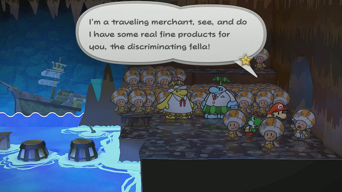 File:TTYDNS Toad Salesman in Grotto.png - Super Mario Wiki, the Mario ...