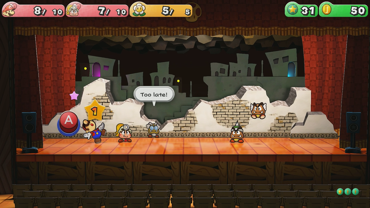 File:TTYDNS Underground Goomba Battle.png - Super Mario Wiki, the Mario ...