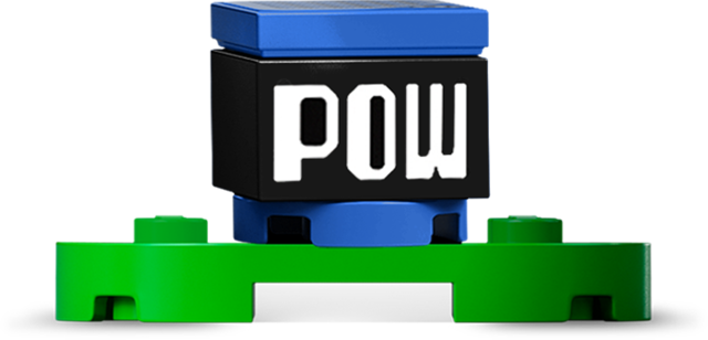 File:LEGO Super Mario POW Block.png - Super Mario Wiki, the Mario ...