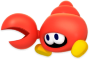 Huckit Crab - Super Mario Wiki, the Mario encyclopedia