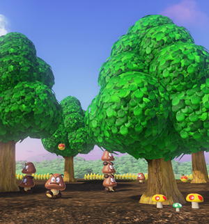 Goomba Woods - Super Mario Wiki, the Mario encyclopedia