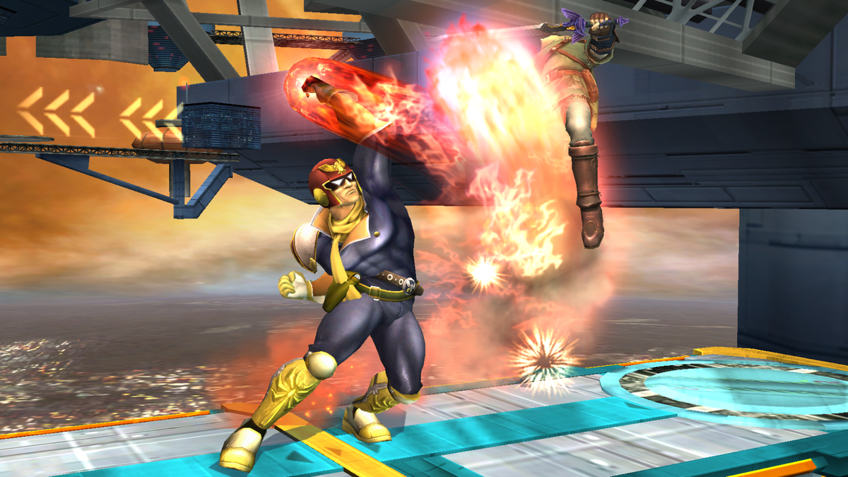 File:CaptFalconRaptorBoost-Brawl.png - Super Mario Wiki, the Mario ...