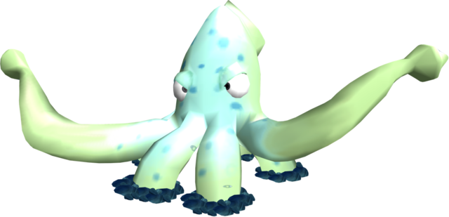 File:DKBB Giant Squid.png - Super Mario Wiki, the Mario encyclopedia