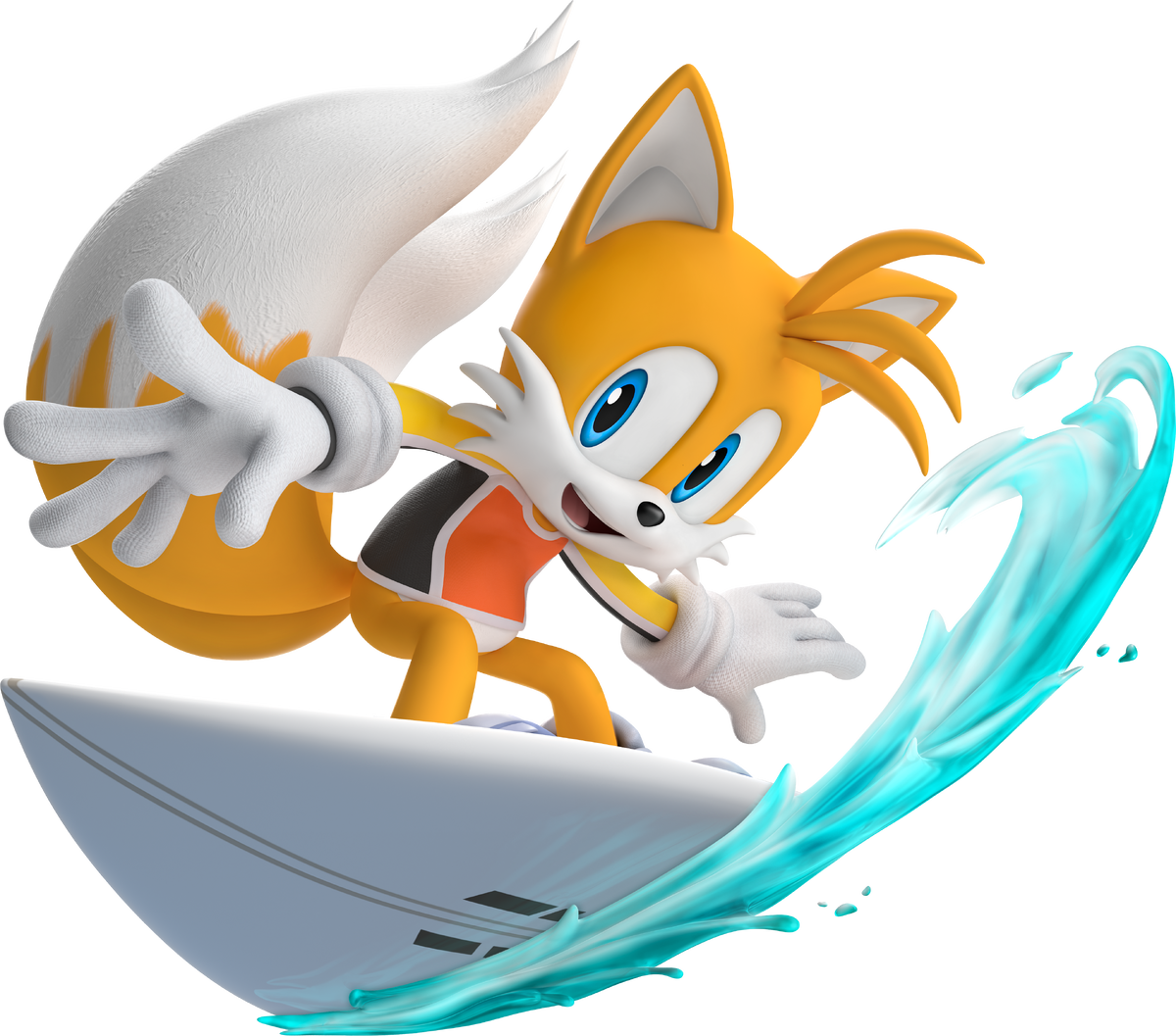 File:MSOGT Tails Surfboarding.png - Super Mario Wiki, the Mario ...